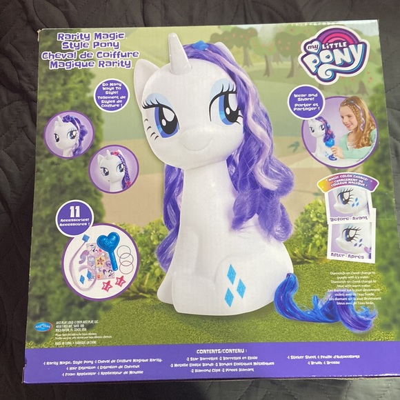 Hasbro | Toys | My Little Pony Just Play Rarity Styling Pony Nwt Big ...